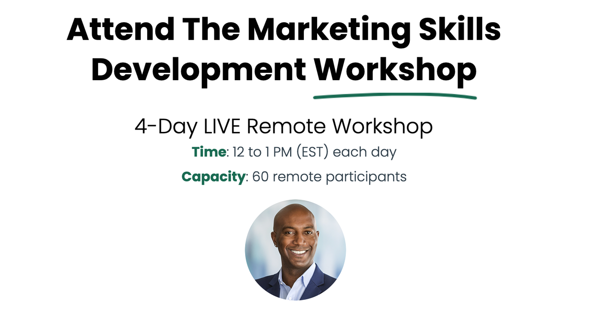 Marketing Skills Development Workshop, Presented By Building BLK Wealth™